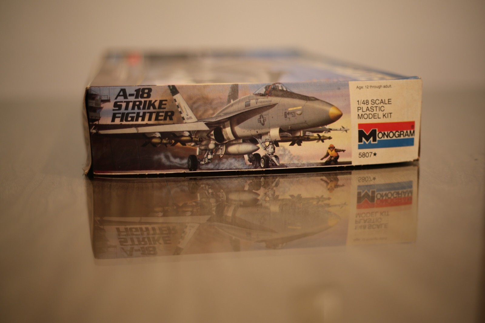 1983 Monogram A-18 Strike Fighter 5807 1:48 JS-5 Unbuilt Model Airplane ...