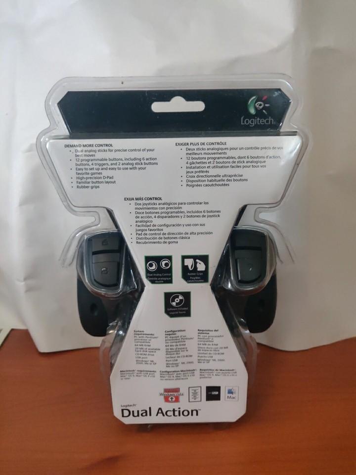 Logitech Dual Action (963292-0403) Gamepad 97855018106 | eBay