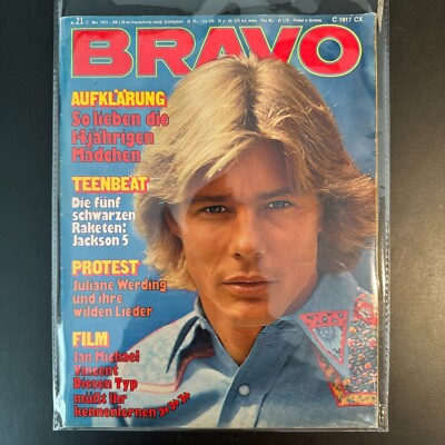 BRAVO (GERMAN) MAGAZINE May 1973 #21 - Jan Michael Vincent Stones ...