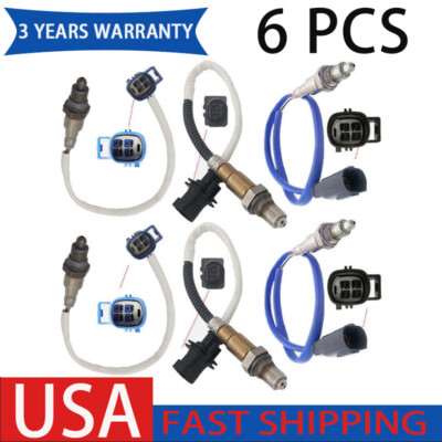 6PCS Oxygen Sensor For 2014-2019 Land Rover Range Rover,Rover Sport 3 ...