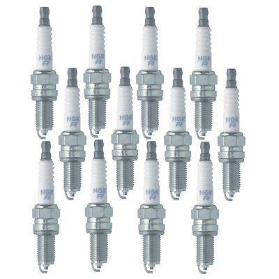 NGK Set of 12 Standard Spark Plug Fine Wire Gap 0.028" For Ferrari H12 ...
