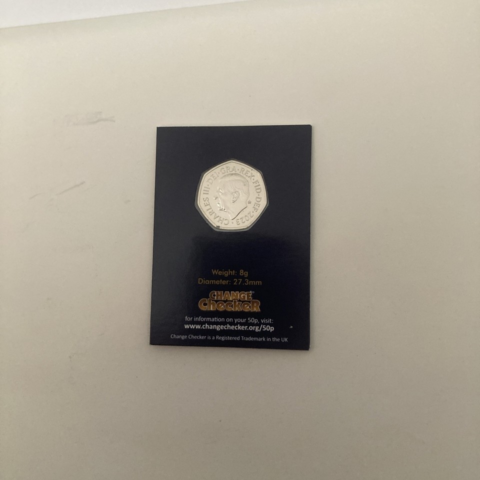 2023 UK King Charles III Atlantic Salmon Fish 50p Coin BUNC With Privy ...