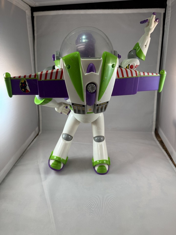 Disney Toy Story Talking Buzz Lightyear 12” Action Figure Wings Extend ...