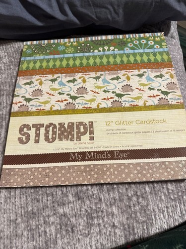 MY MINDS EYE STOMP GLITTER PAPER PACK 12 X 12 | eBay