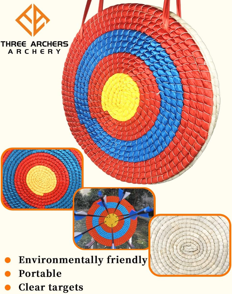 Archery Straw Target 3 Layers Traditional Archery Target for Outdoor ...