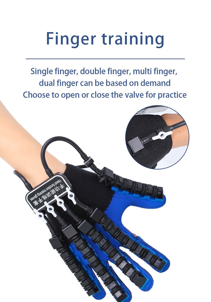 Rehabilitation Robot Gloves Hand Wrist Finger Training for Stroke Nerve ...