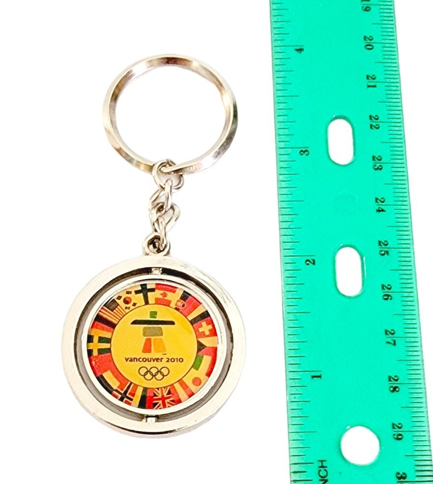 Vancouver 2010 Olympics Spinner Keychain Winter Games Souvenir Spin ...