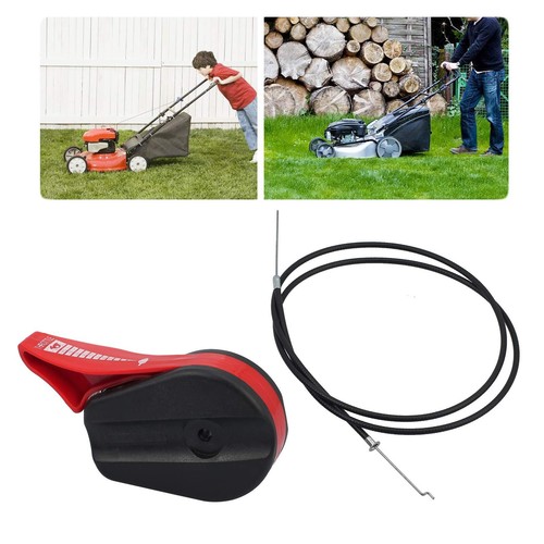 65" Lawn Mower Throttle Cable Universal Kit with Control Switch Lever ...