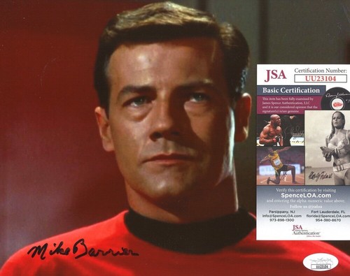Mike Barrier Autographed Star Trek 8x10 JSA COA DeSalle! | eBay