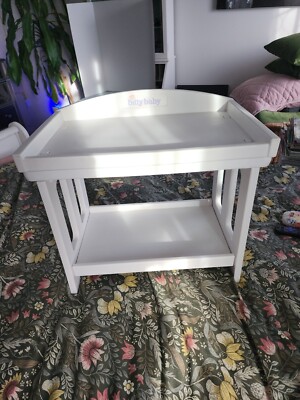 American Girl Doll BITTY BABY Plastic White Changing Table Furniture ...