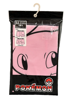 [Brand New] Pokemon Mew Boxer Briefs Size LL 94-104cm Pink | eBay