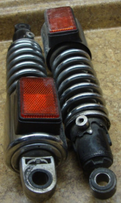 1981 Yamaha XS1100 XS 1100 Rear Shocks Suspension Back Left Right ...