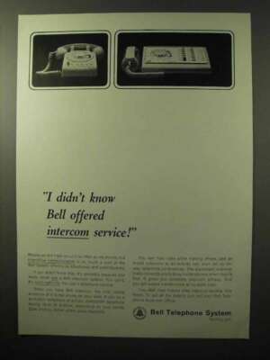 1964 Bell Call Director Phone Ad - Intercom Service! | eBay