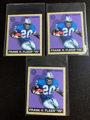 1997 Fleer #102 Barry Sanders Frank H Fleer bubblegum | eBay
