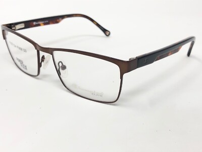CHAMPION ELITE Eyeglasses Frame CU2002 53-16-135 Brown/Black Tortoise ...