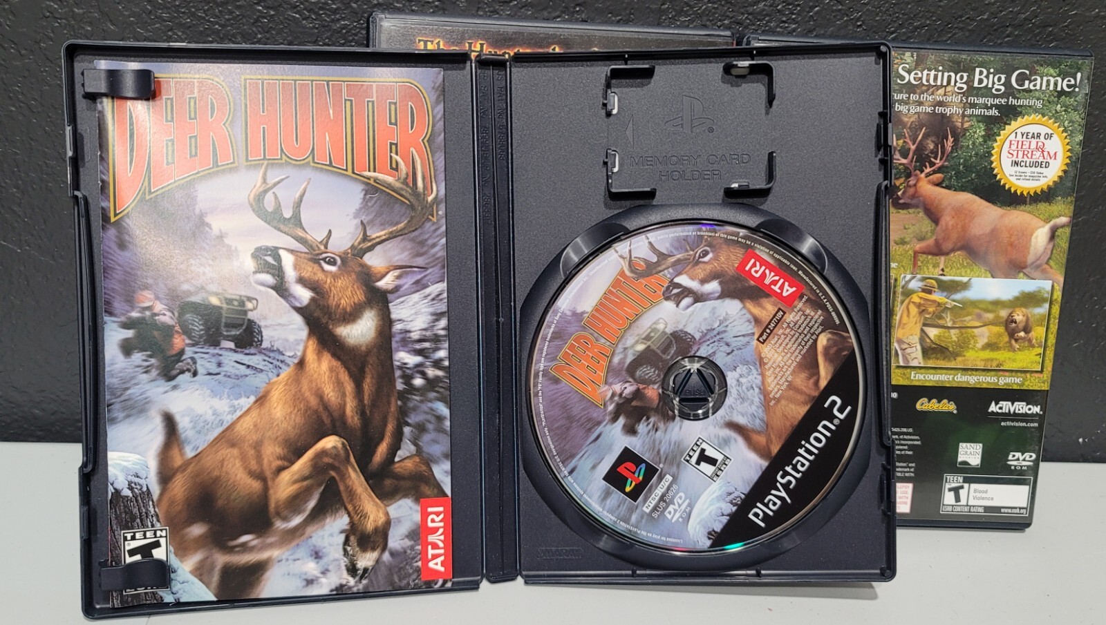 PS2 Game Lot 3 Cabela's Dangerous Hunt, Big Game Hunter, Deer Hunter ...