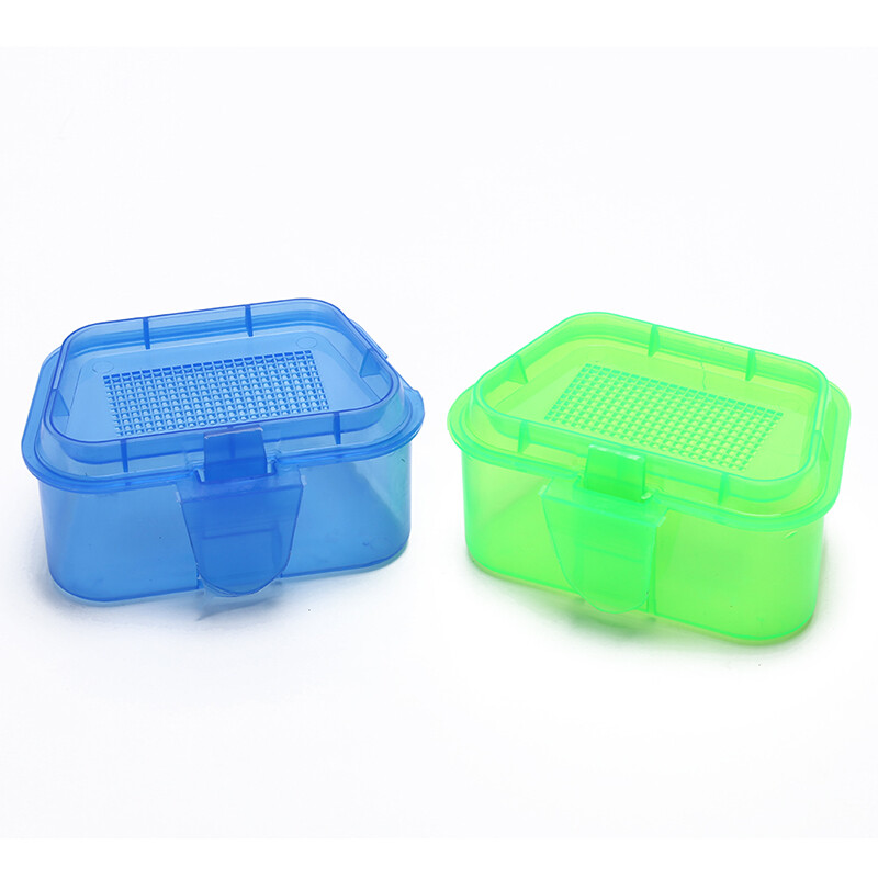 1X breathable plastic fishing bait storage accessories container color ...