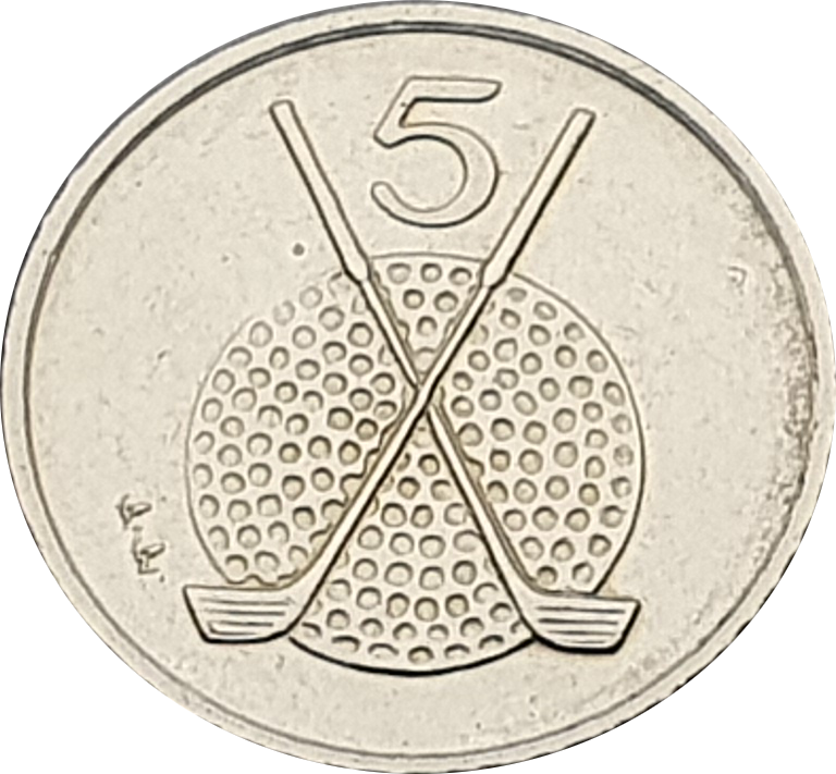 Isle of Man Golf Ball 5p coin - Circulated | eBay UK