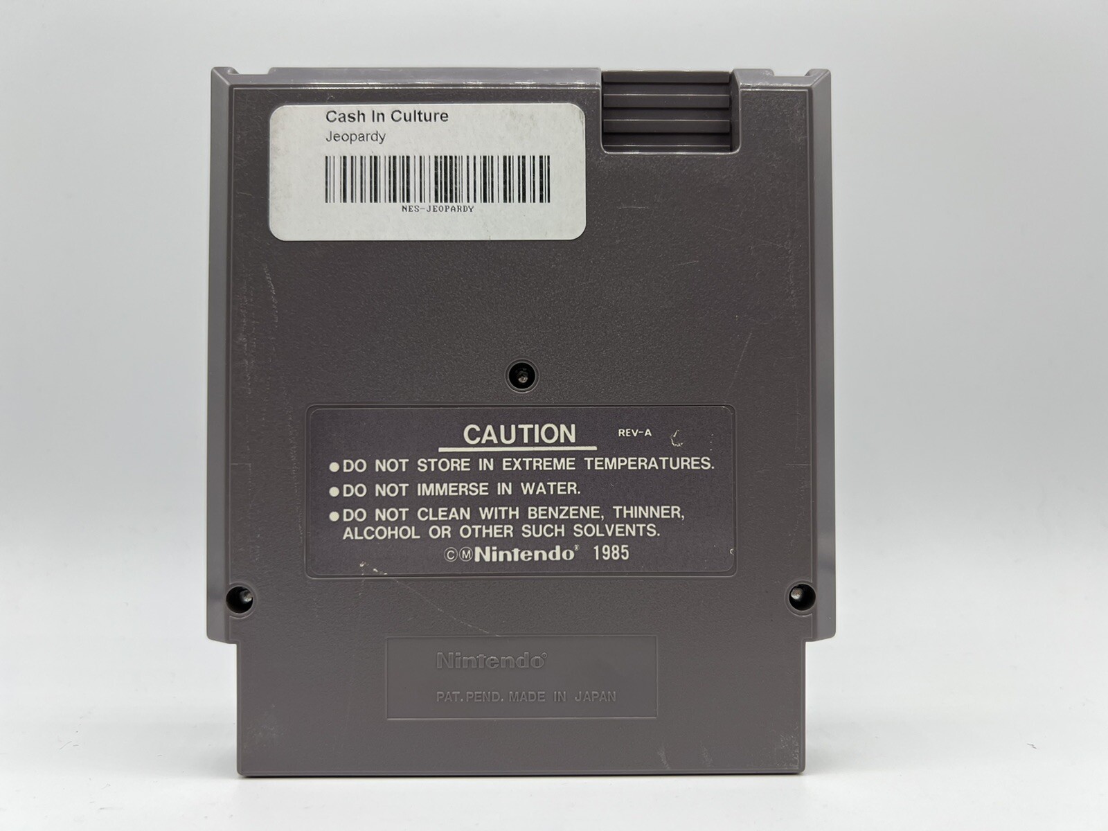 Nintendo NES JEOPARDY! Tested Working Authentic 1987 GameTek Game ...