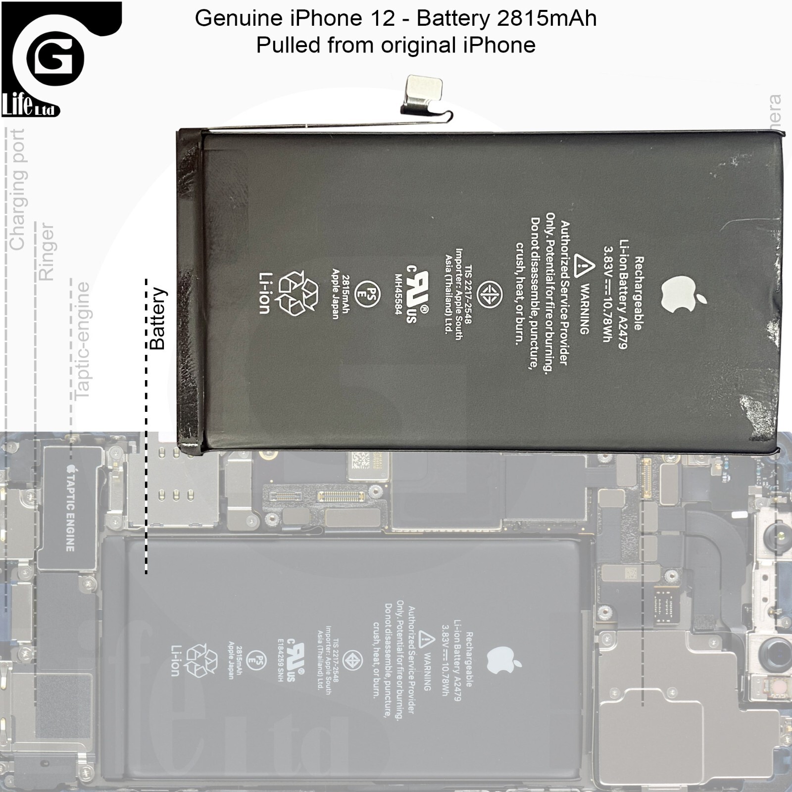 Genuine Original Apple iPhone Batteries over 90% Capacity Used Grade A ...