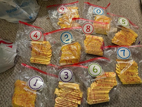 Saxon Math 3 Multiplication Learning Wrap-Ups Keys Sets School Home Lot ...