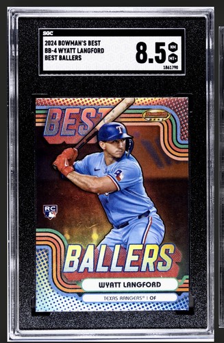 Wyatt Langford 2024 Bowman’s Best Best Ballers SGC 8.5 | eBay
