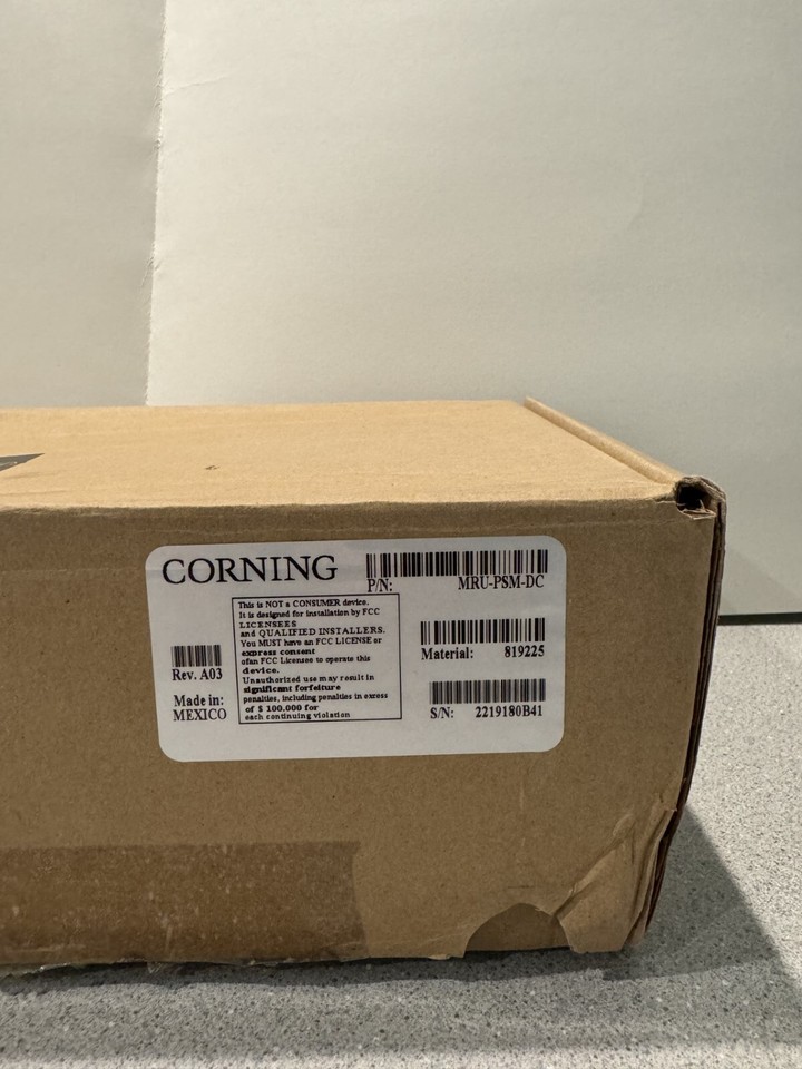 Corning Mid-Power Remote Unit DC Power Supply Module - MRU-PSM-DC | eBay