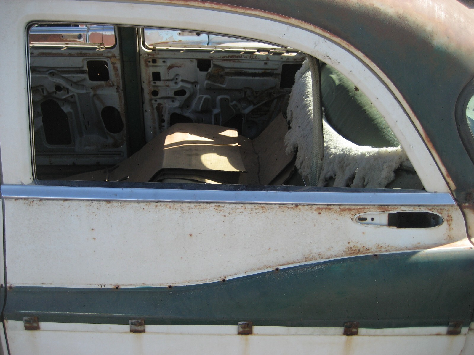 1956 CHRYSLER DESOTO LEFT REAR PASSENGER DOOR BELTLINE MOULDING TRIM | eBay