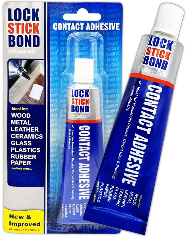 2x Multi Purpose Instant Contact Adhesive Super Strong Fast Drying Glue ...