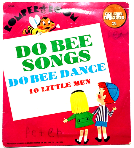 ROMPER ROOM - DO BEE SONGS - Ten Little Men / Do Bee Dance - 45rpm ...