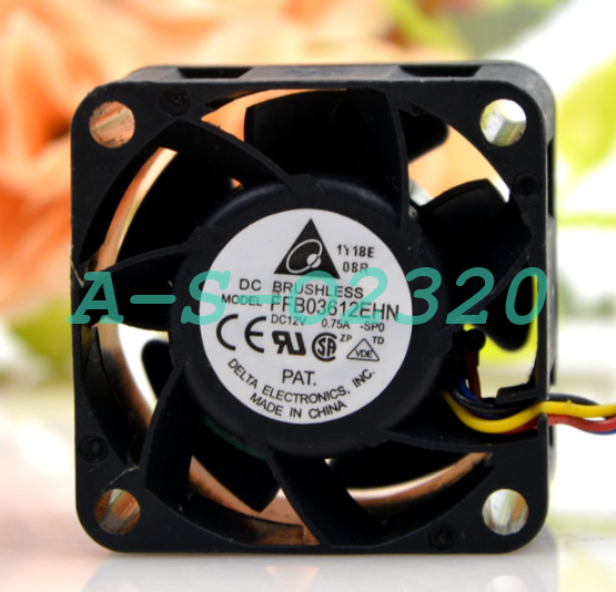 Delta FFB03612EHN 3628 12V 0.75A Double Ball Bearing Micro fan new free ...