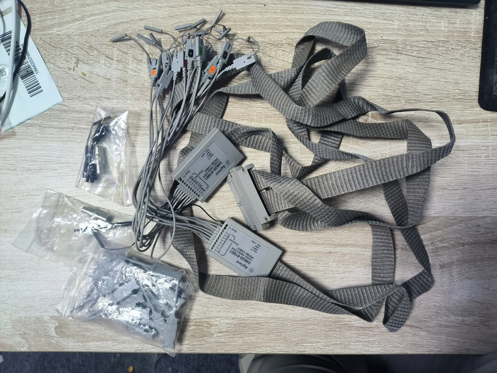 HP/Agilent 54620-61601 Logic Analyzer Probe Cable with grabbers | eBay