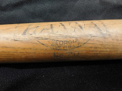 HANNA #20 PROFESSIONAL WILLAMS STYLE BASEBALL BAT 34'' VINTAGE | eBay