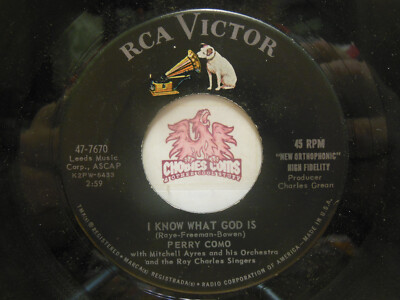 Perry Como – Delaware / I Know What God Is, 45 RPM VG (13H) | eBay