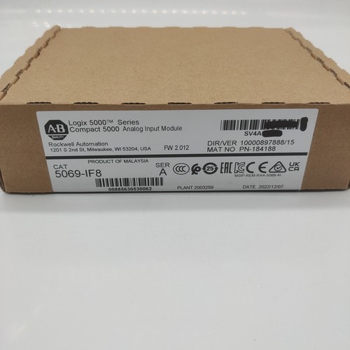 Allen Bradley 5069-IF8 A Compact 5000 Analog Input Module 5069IF8 ...