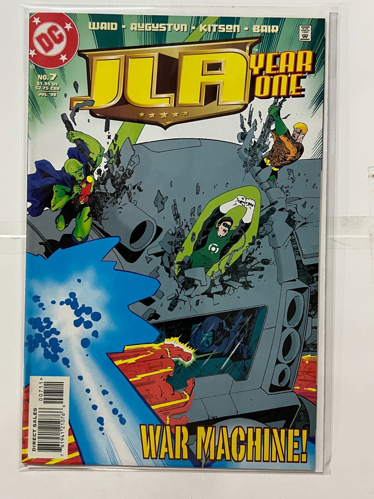JLA: Year One #7 DC Comics 1998 Mark Waid Flash Green Lantern ...