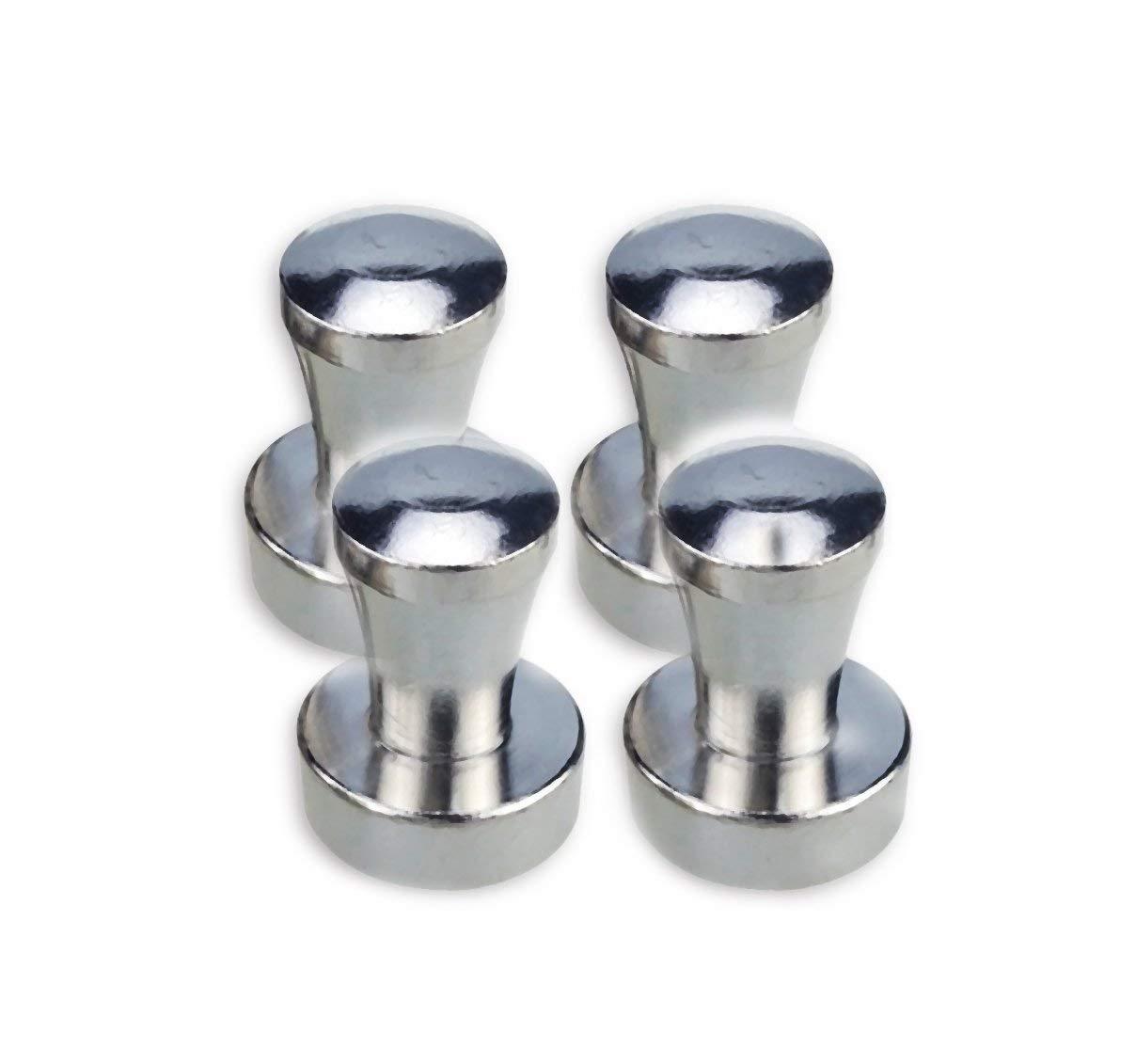 Magnetic Coat Hook Hanger Organize Push Paper Pin Holder Refrigerator 4 ...