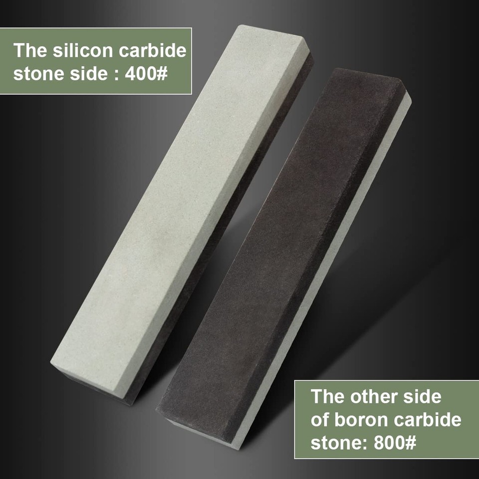Combination Whetstone,400#/800# Pocket-Sized Sharpening Stone, Rough ...