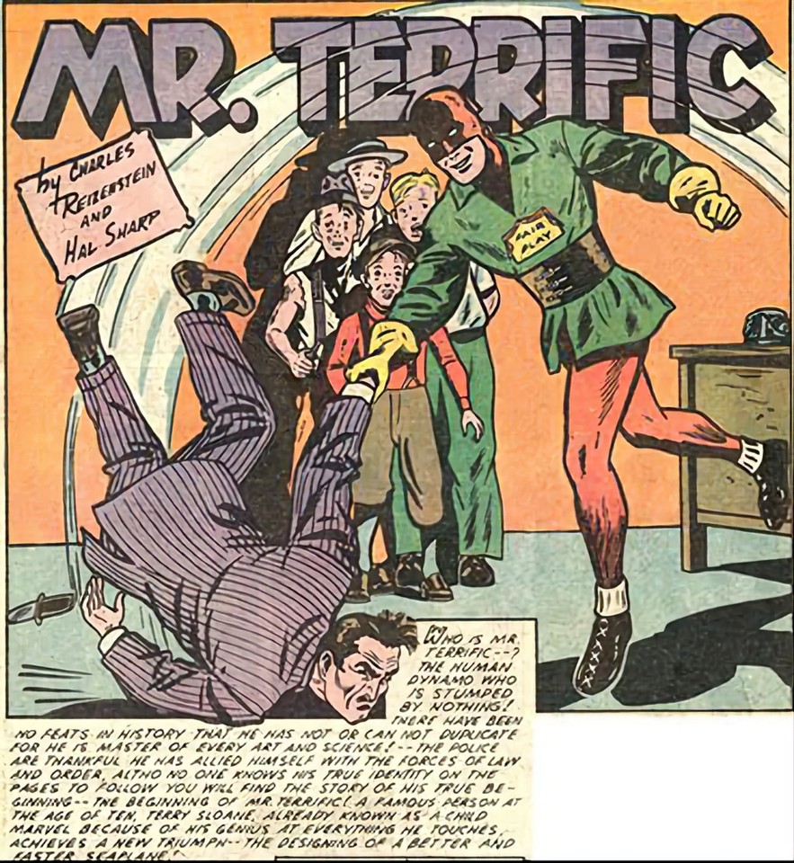 MR. TERRIFIC Terry Sloane Justice Society of America custom JLA DC ...