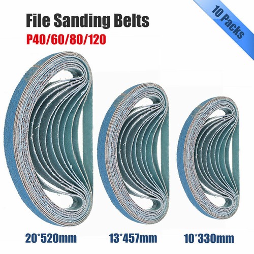 520x20,13x457,330x10mm Sanding Belts P40 / 60 / 80 / 120 Power File ...