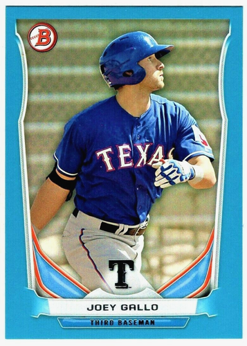 Joey Gallo - 2014 Bowman Draft Haut Prospects Bleu RC /399 | eBay
