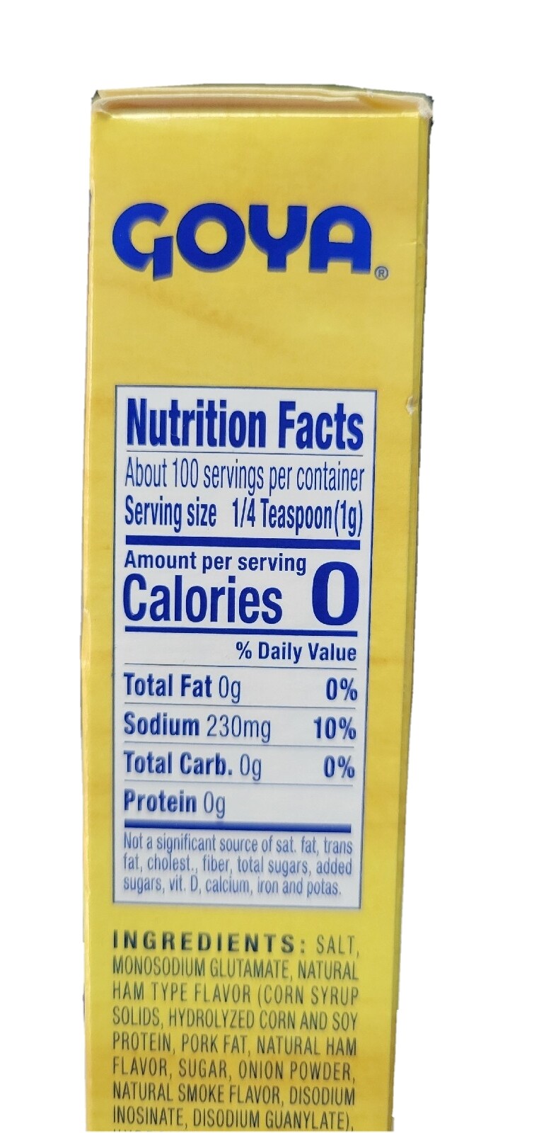 Goya Ham Flavored Concentrate Seasoning Powder 2 Econo Packs Of 3.52oz ...