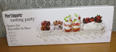 Pier 1 Imports Tasting Party Starter Kit 4 Bowls 2 Lg Bowls 4 Shot ...