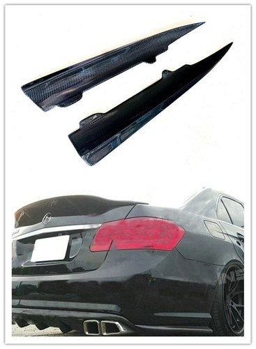 Carbon Fiber Rear Bumper Splitter Lip For BENZ W212 E350 E500 E550 ...