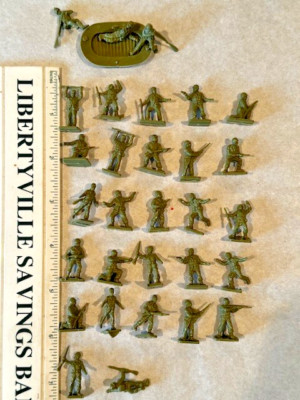 Lot of 30 Vintage 1970’s(?) 1/72 (HO) Airfix US Plastic Army Men ...