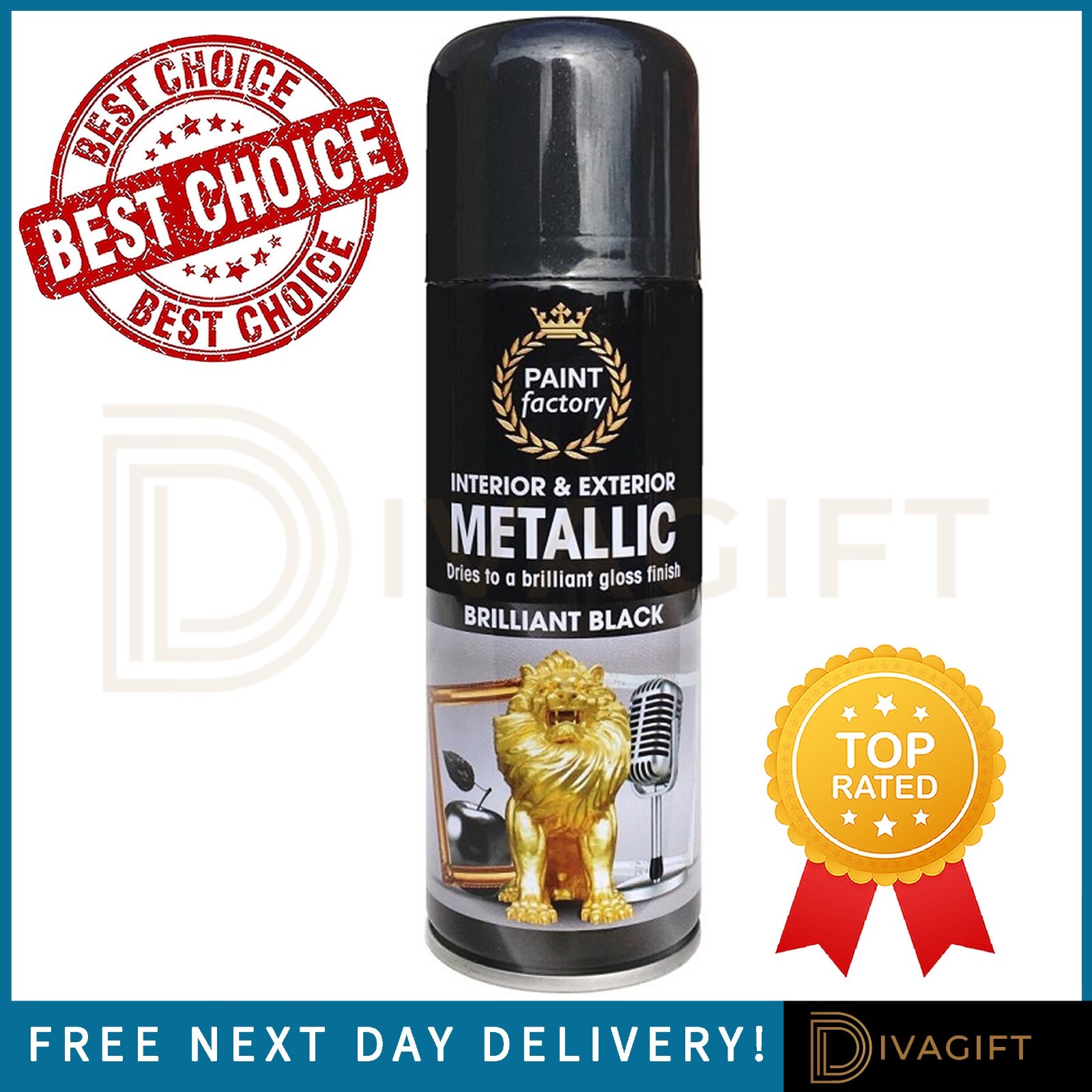 400ML CAST METAL SPRAY PAINT QUICK DRYING PAINT FACTORY BRONZE IRON ...