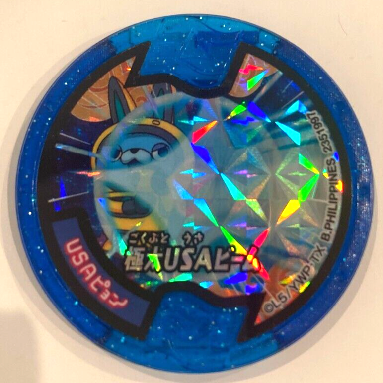 Usapyon YoKai Watch Medals red Holo Medal Japanese Yo-kai 44 | eBay