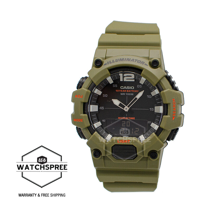 Casio Hdc-700-3a2 Illuminator Analog Digital Mens Watch 100m WR Hdc-700 ...