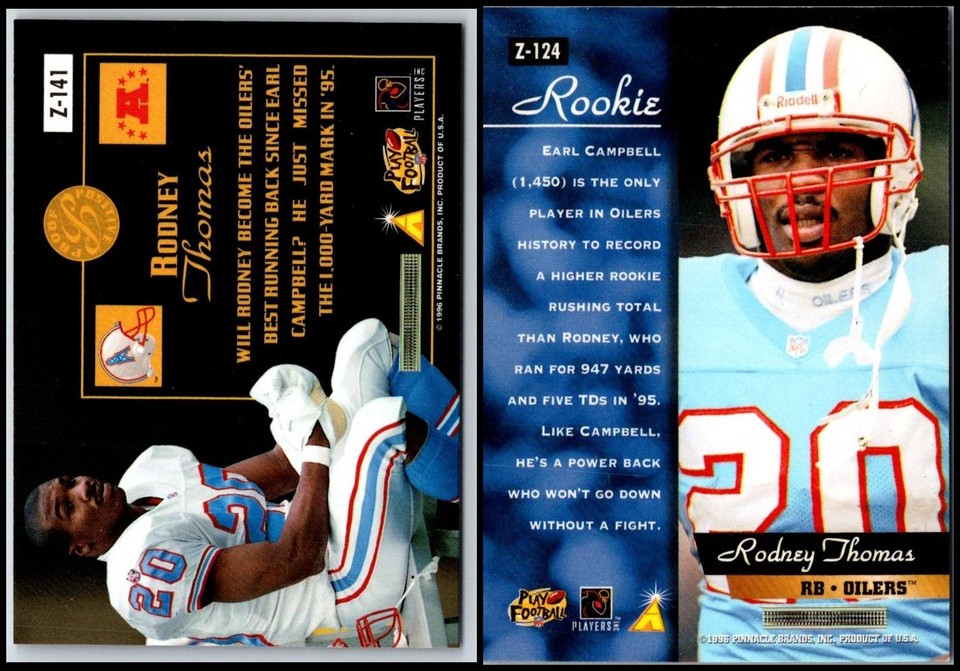 Zenith Rodney Thomas (2) Card Lot - Running Low – Final Chance to Order ...