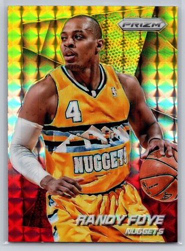2014-15 Panini Prizm #2 Randy Foye Prizms Yellow and Red Mosaic | eBay